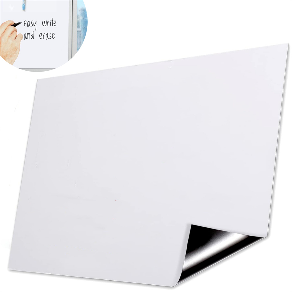 HXRH 1 Pcs White Magnetic Soft Whiteboard,Erasable Message Board ...