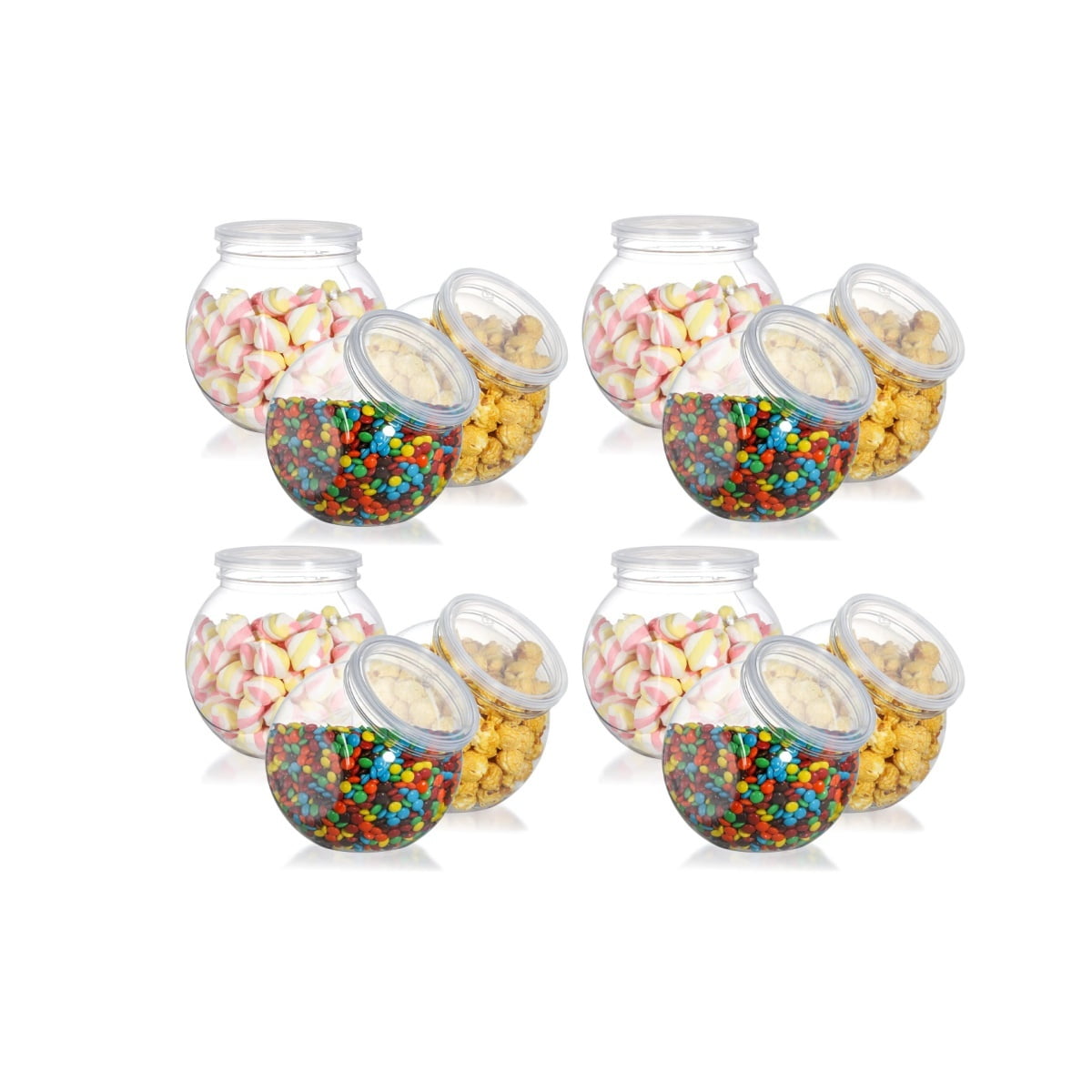 HXRH 12Pcs Clear Cookie Box,2.2x3.2In Shatter-Proof Candy Box,Keep Your ...