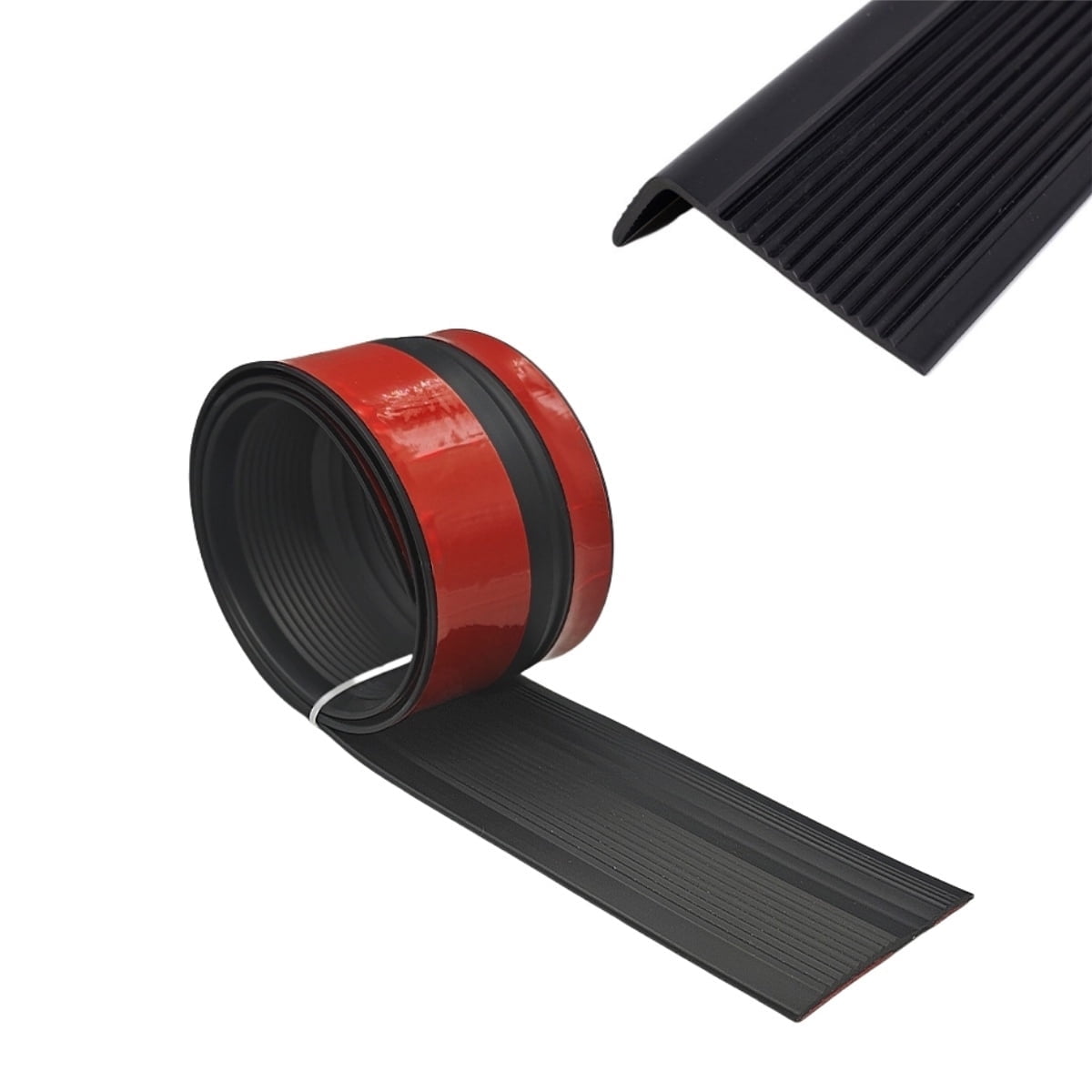 HXRH Stair Edge Protector,Self Adhesive Molding,1x2x39.4In Black Non ...