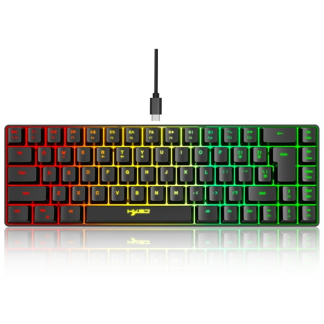 HXSJ Keyboard,V200 Wired Membrane but Mechanical K68 19-Key Conflict ...