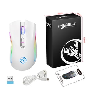 IMICE GW-X7 Wireless Gaming Mouse, 3200DPI, Bluetooth/2.4G, 7 Buttons ...