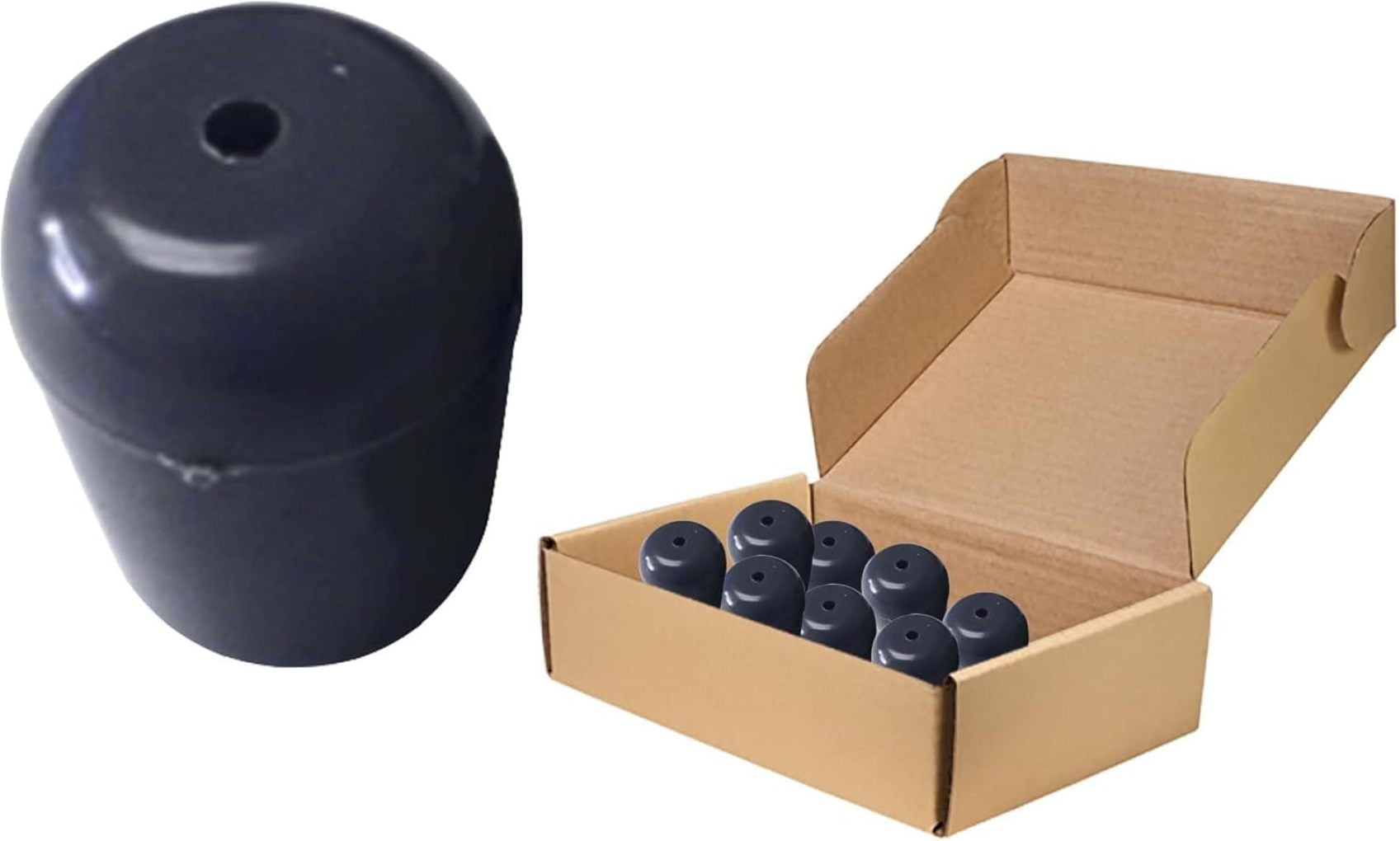 HXSP 3/4 Inch Replacement Chair Tips for Folding Chairs | Black | 50 ...