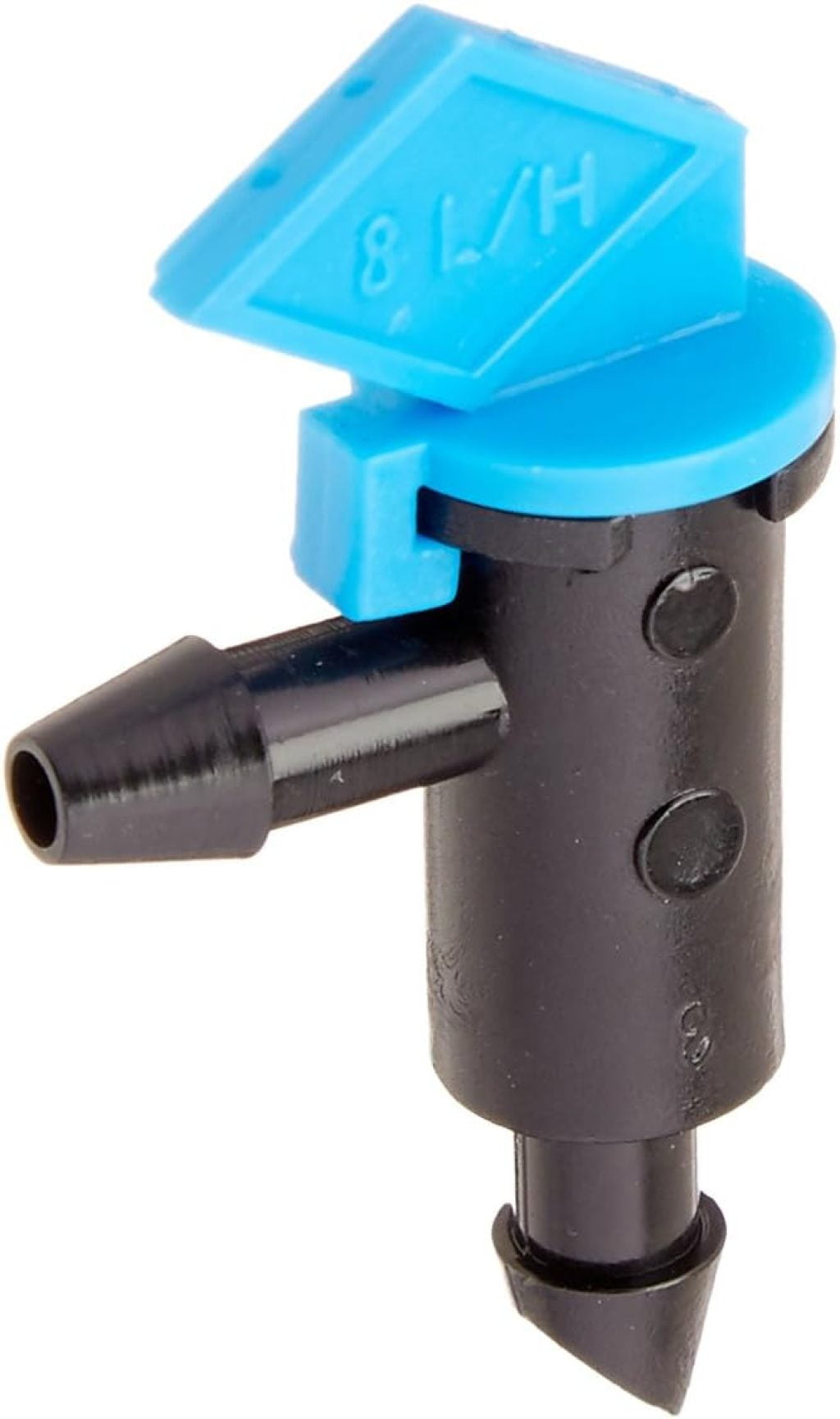 HXSP 65200 1/4" Barb 2 GPH Drip Irrigation Flag Dripper/Emitter, 50 ...