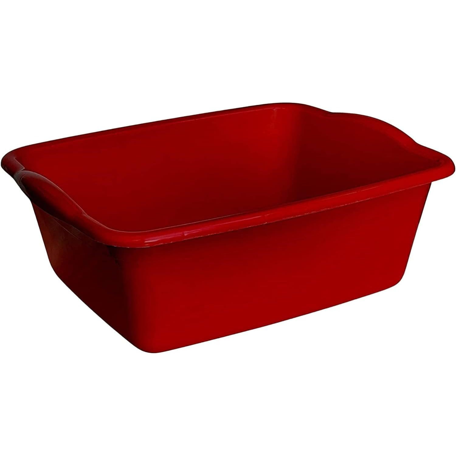 HXSP Dish Pan For Washing Dishes Plastic Sink Basin Portable Dish Tub ...