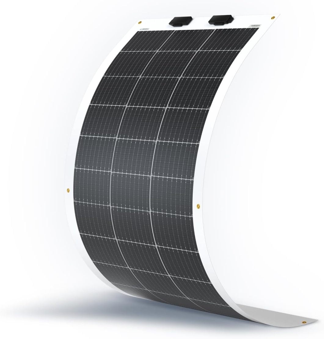 HXSP Flexible Solar Panel 100 Watt, 240° Ultra Flexible 100W Solar ...