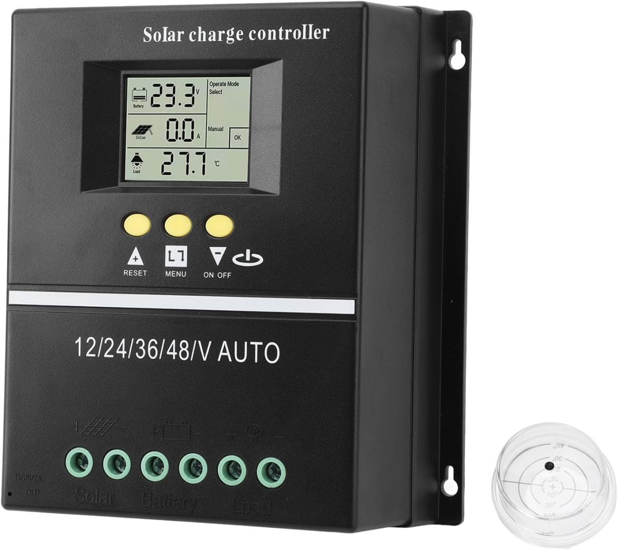 HXSP MPPT Solar Controller 60A-200A LCD Display 7 Working Modes ...