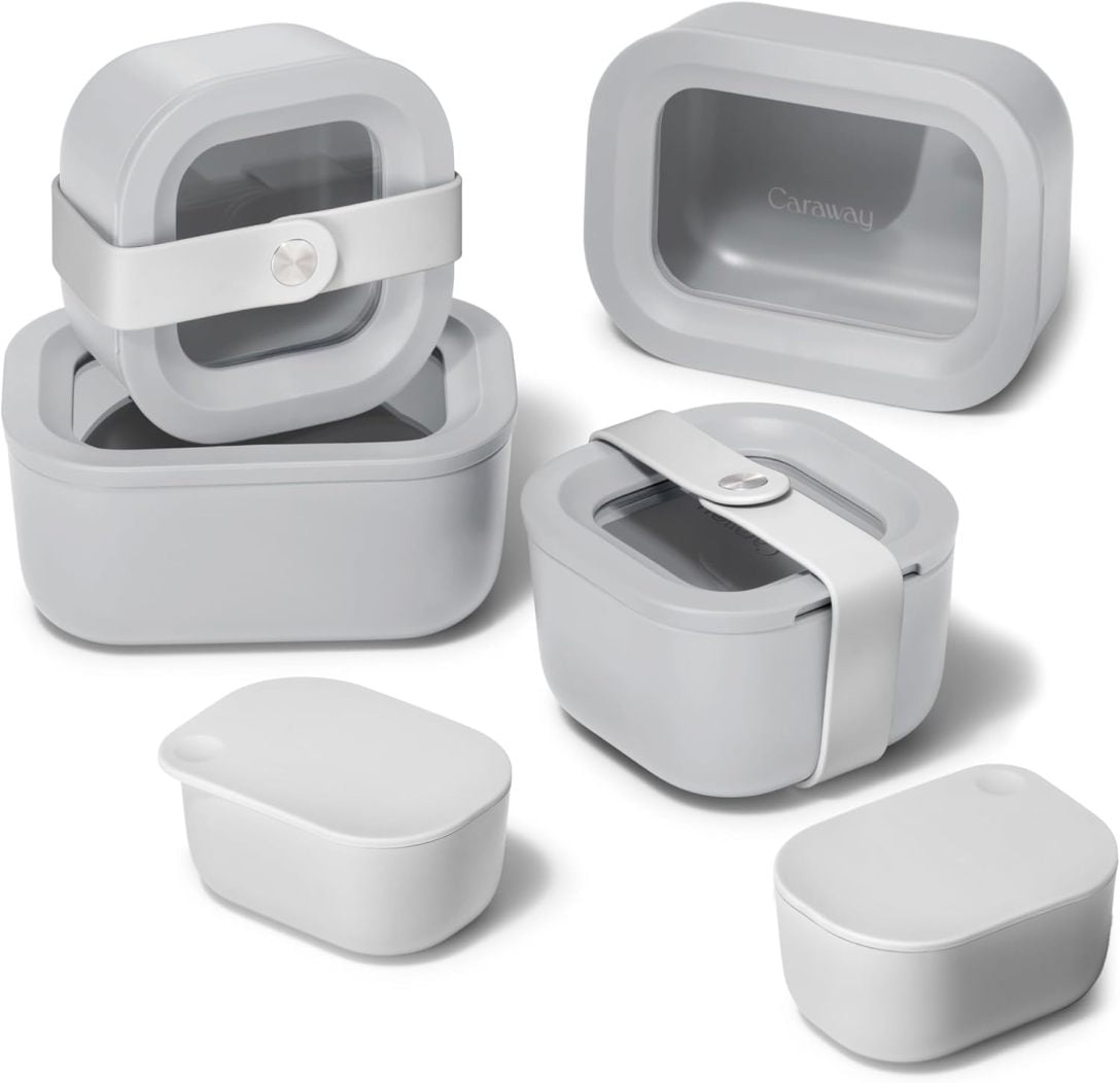 HXSP Mini Food Storage 11pc Set - Glass Storage Containers for Food ...