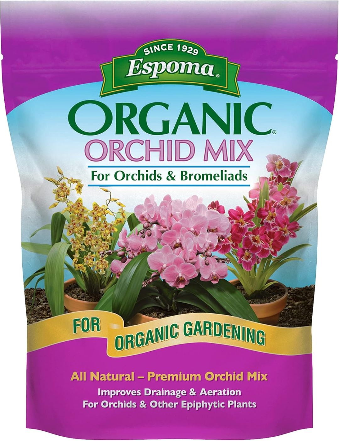 HXSP Organic Orchid Mix 4-quart bag. For All Orchids and Bromeliads ...