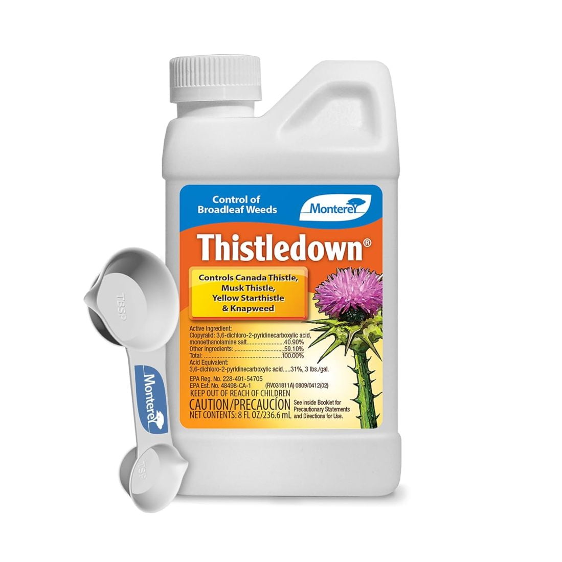 HXSP Thistledown Bundled with Measuring Spoon - Weed Killer Thistle and ...