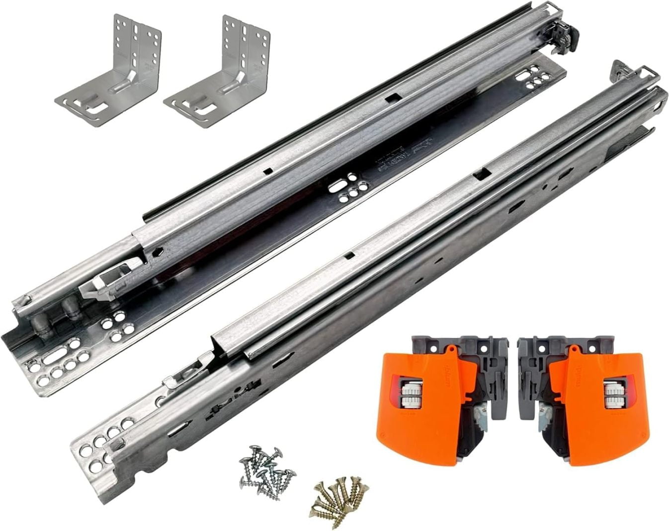 HXTZ 21 Inch Undermount Drawer Slide. (Soft Close, Full Extension ...