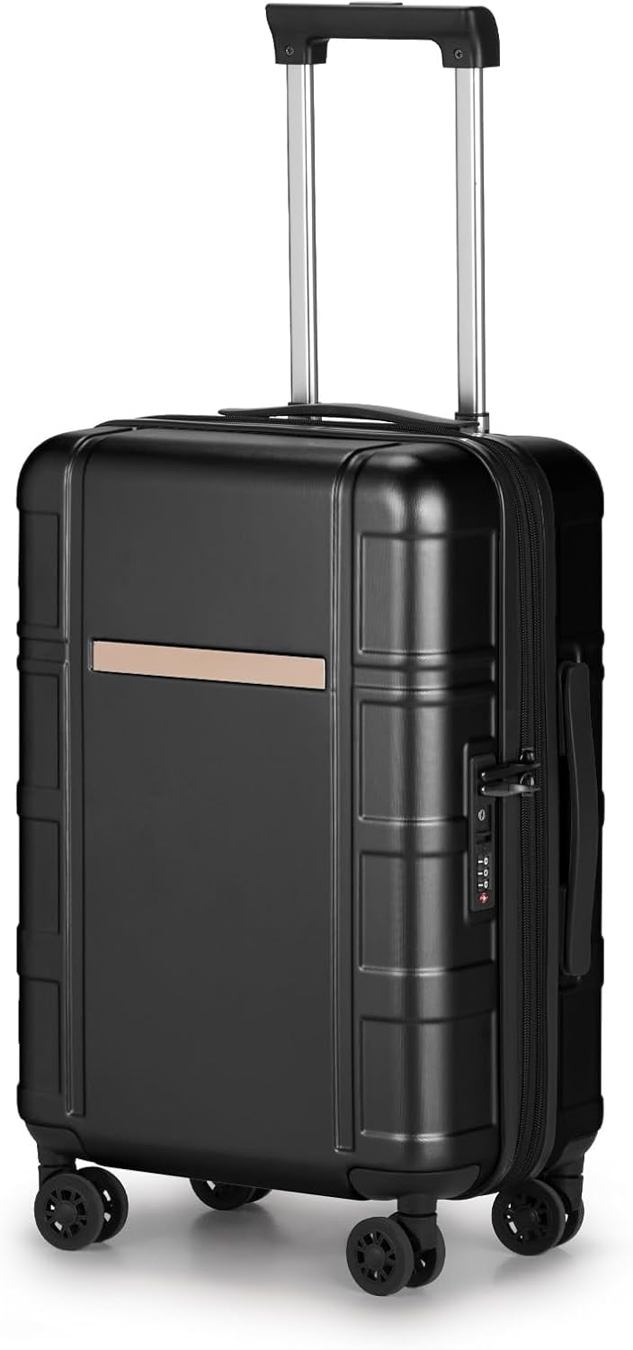 HXULER 20in Carry On Luggage Airline Approved Expandable Lightweight ...
