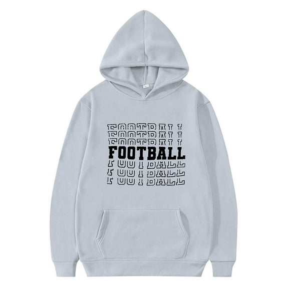 HXWCHs Boys Rugby Football Letter Print Hoodie Pullover Long Sleeve ...