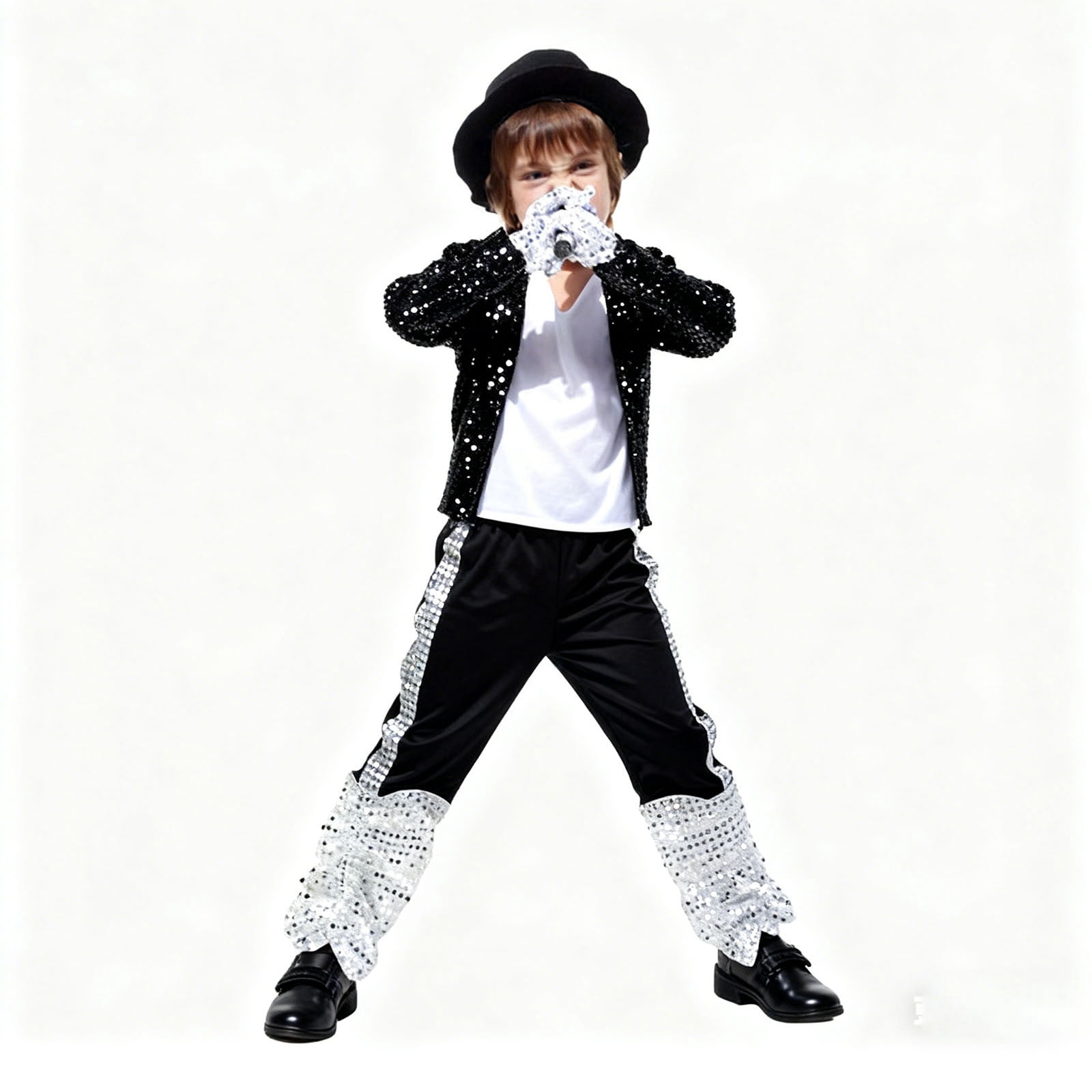 HXWCHs Boys Stage Performance Dance Clothing Set for formal Events and ...