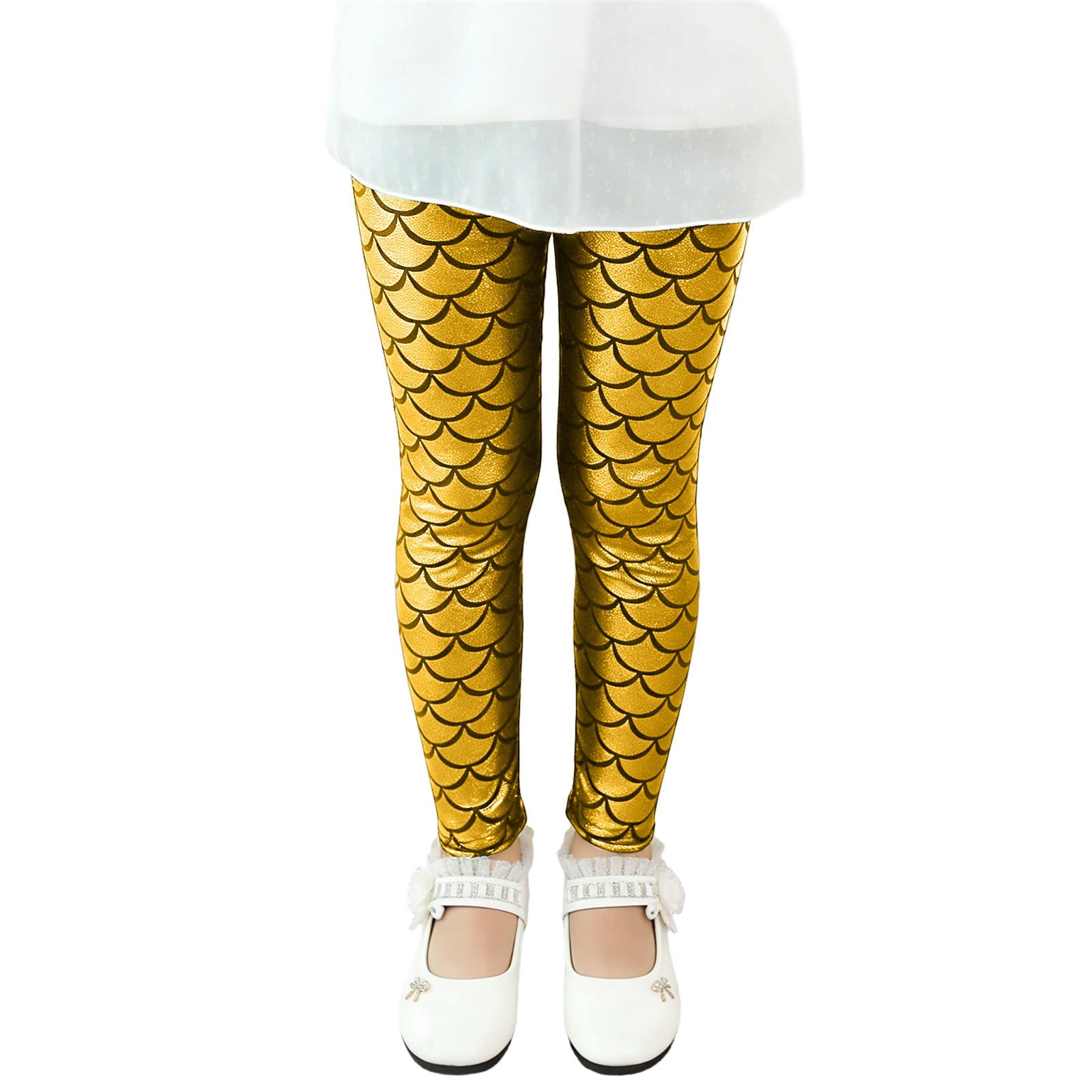 HXWCHs Carnival Sequin Scale Pattern Leggings Fitted Dance Tights for ...