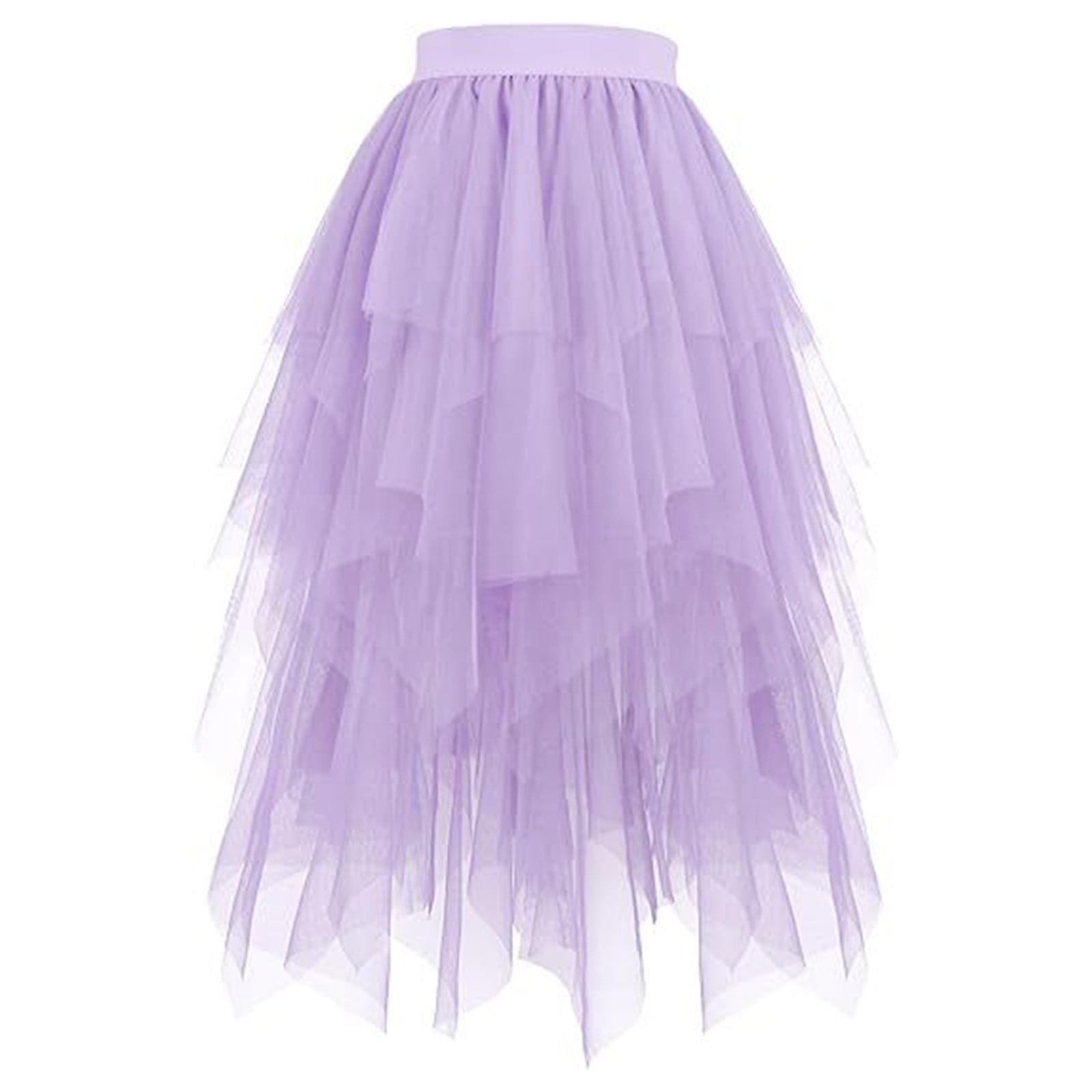 HXWCHs Elegant Knit Sheer Overlay Skirt with Inner Layer and Flirty ...