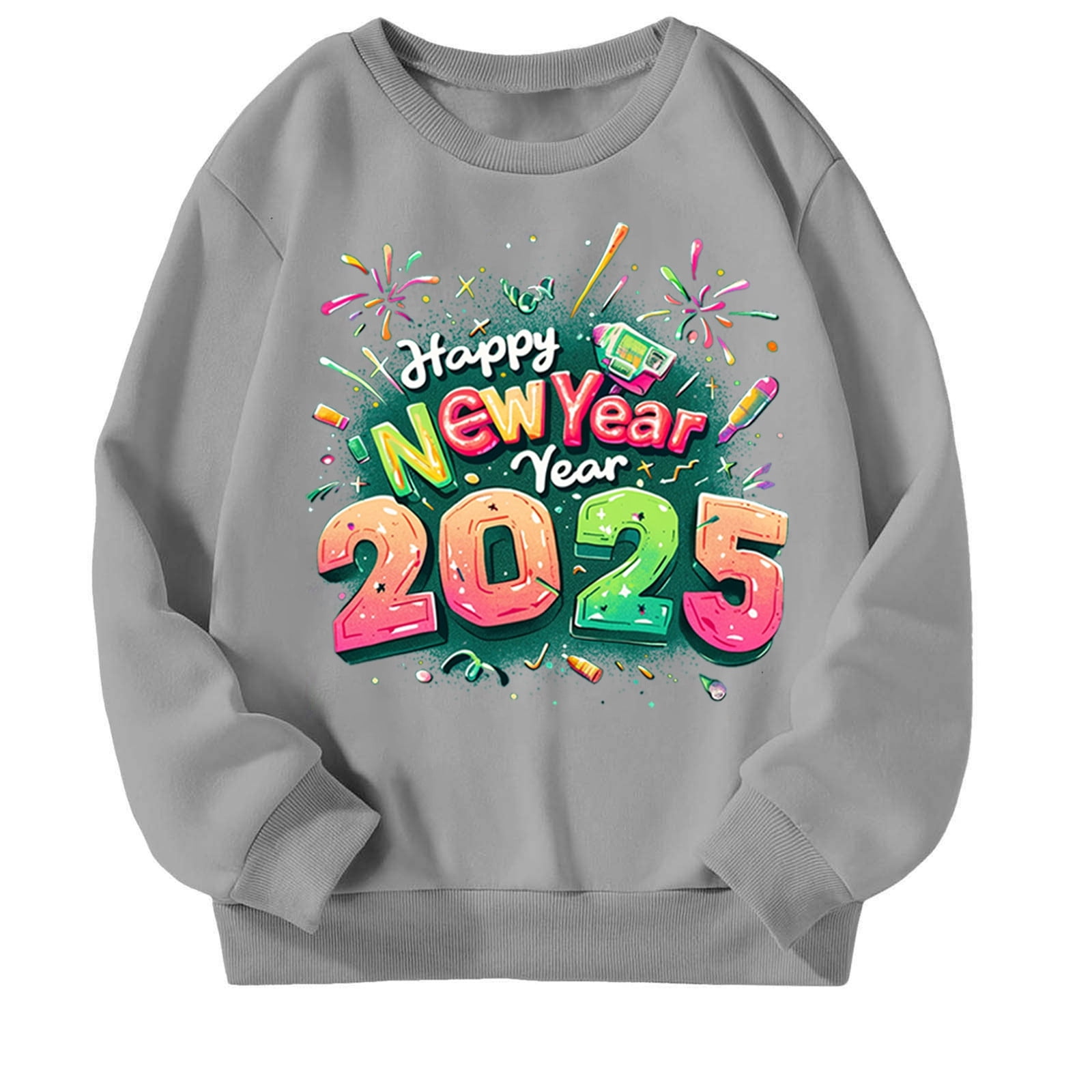 HXWCHs Girls Autumn Winter Casual Round Neck Long Sleeve Soft ...