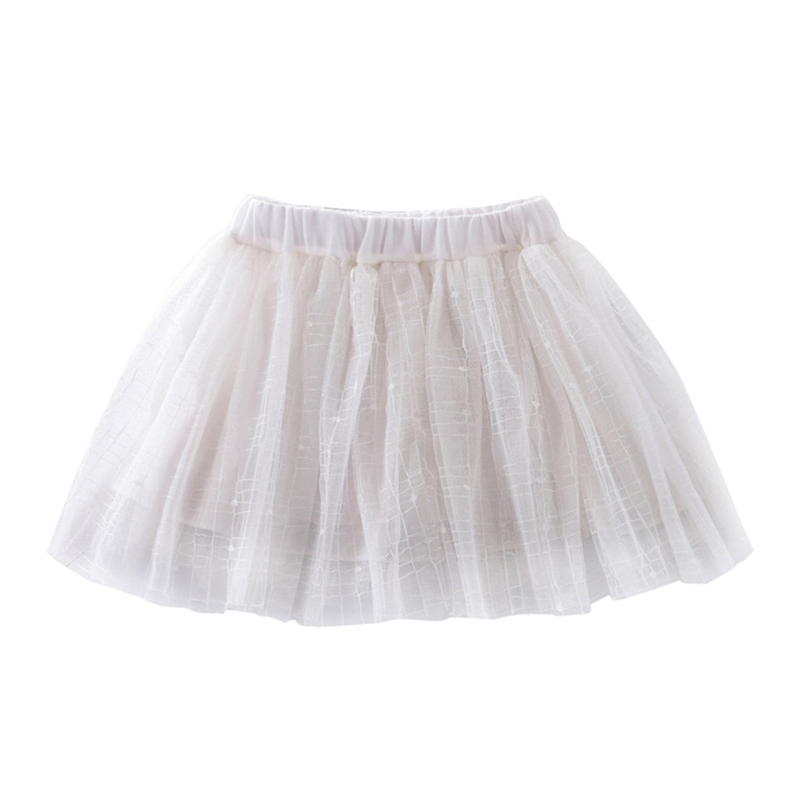 HXWCHs Girls Birthday Party Tutu Skirt Girls Embroidery Tutu Skirt with ...