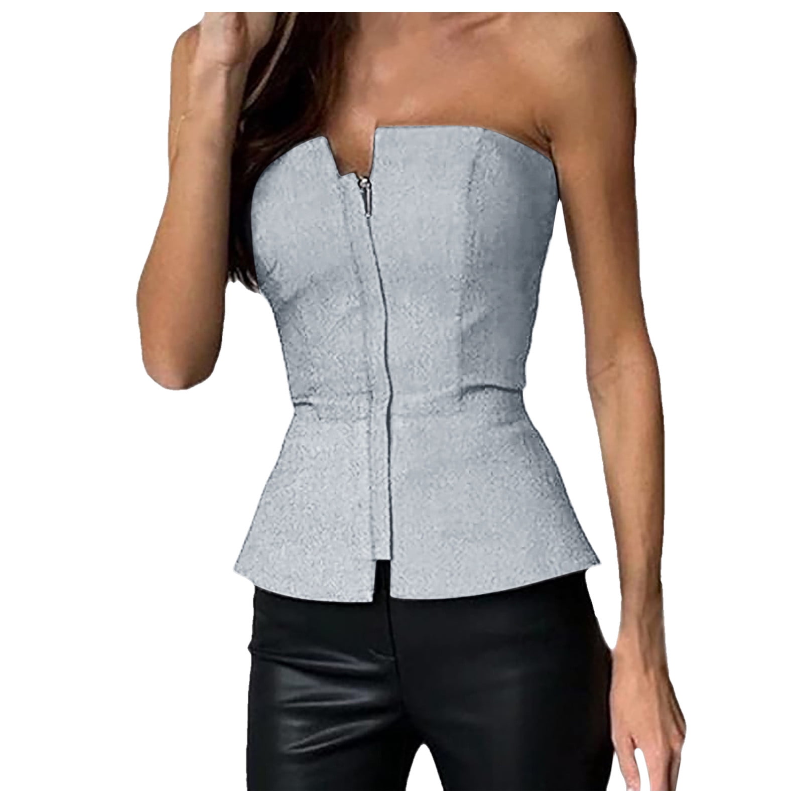 HXWCHs Product Category Women's T-Shirts - Sleek Solid Color Tube ...