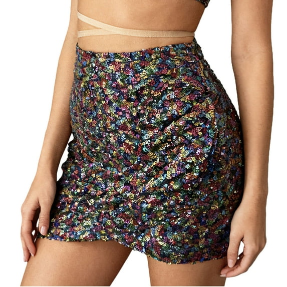 HXWCHs Stylish Fitted Mini Skirt Featuring Elegant Pleated Hem and ...