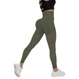 HXWCHs Women's Solid Color Full Length Yoga Pants Women's High Waisted ...