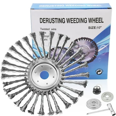 TCBWFY 10inch Steel Wire Trimmer Blade, Weed Eater Attachment for ...