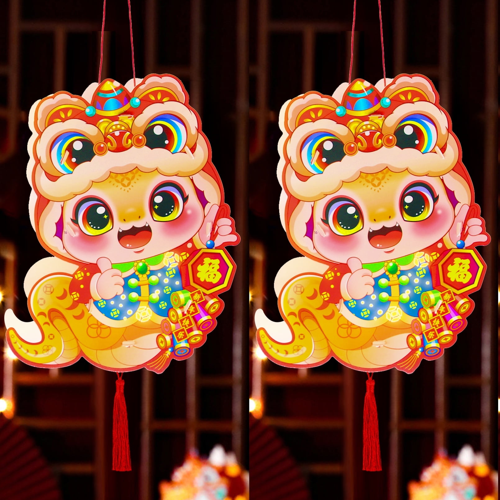 HXXF 2PCS Chinese Lanterns, DIY Handheld Chinese Paper Lantern, Chinese ...