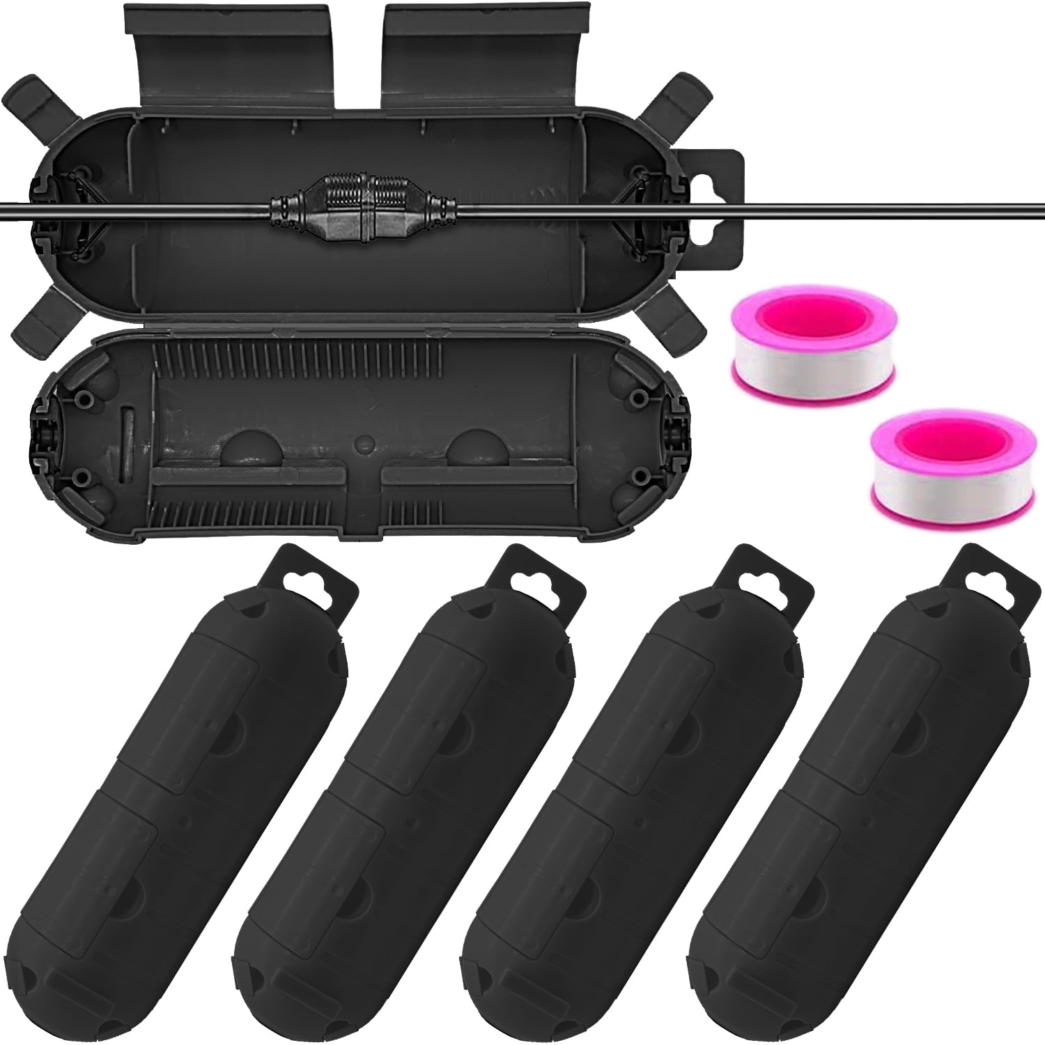 HXXF Extension Cord Safety Cover Protectors Plug Connector Safety Seal ...