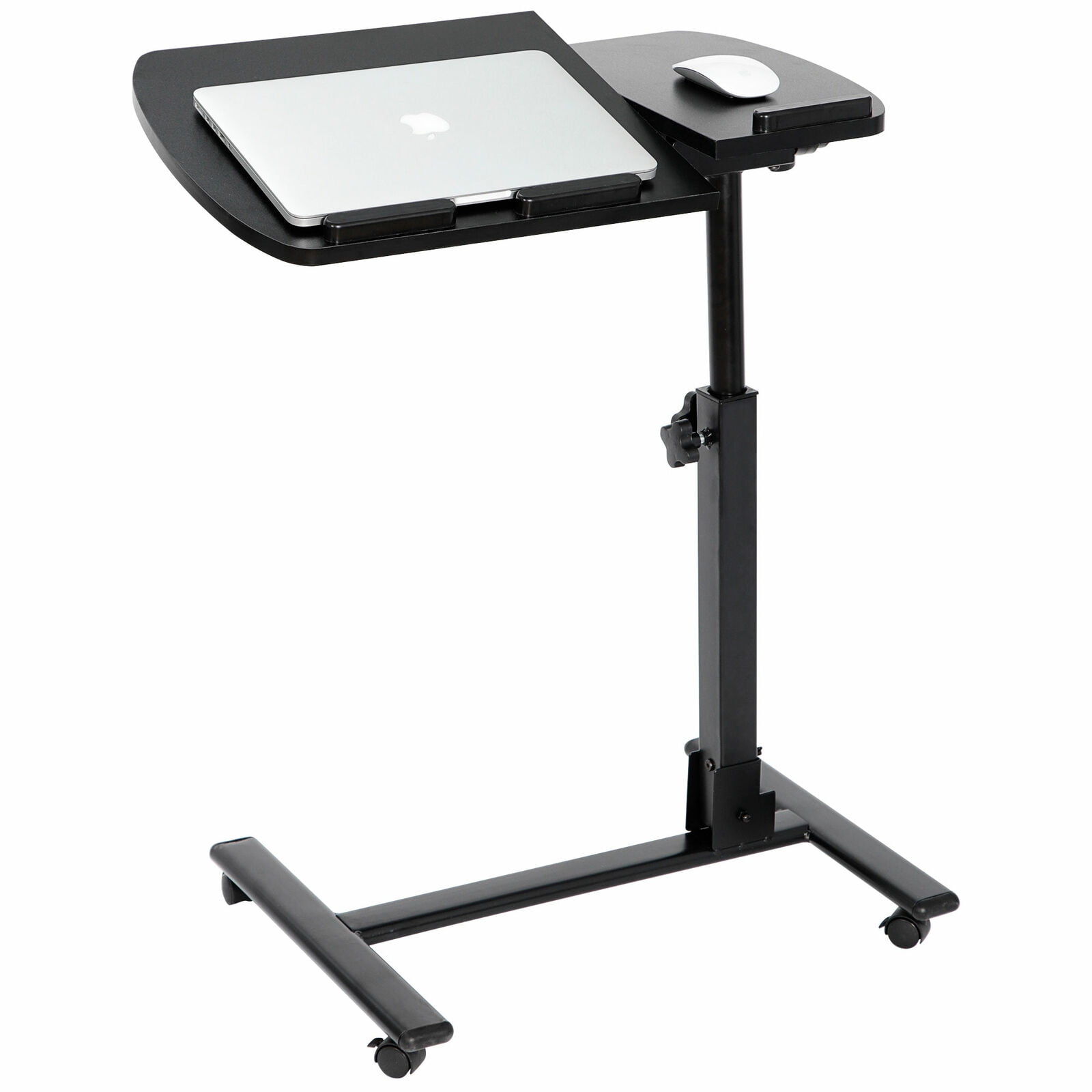 HXYHJ Angle Rolling Laptop Desk Table W/ Casters Notebook Stand Height ...