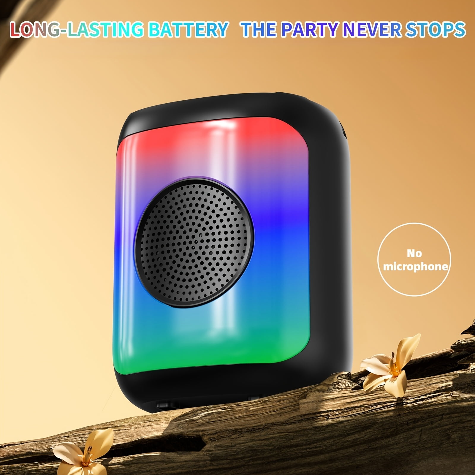 HY-3317 Wireless Speaker BeltMicrophone, Large Speaker, Stereo Speaker ...