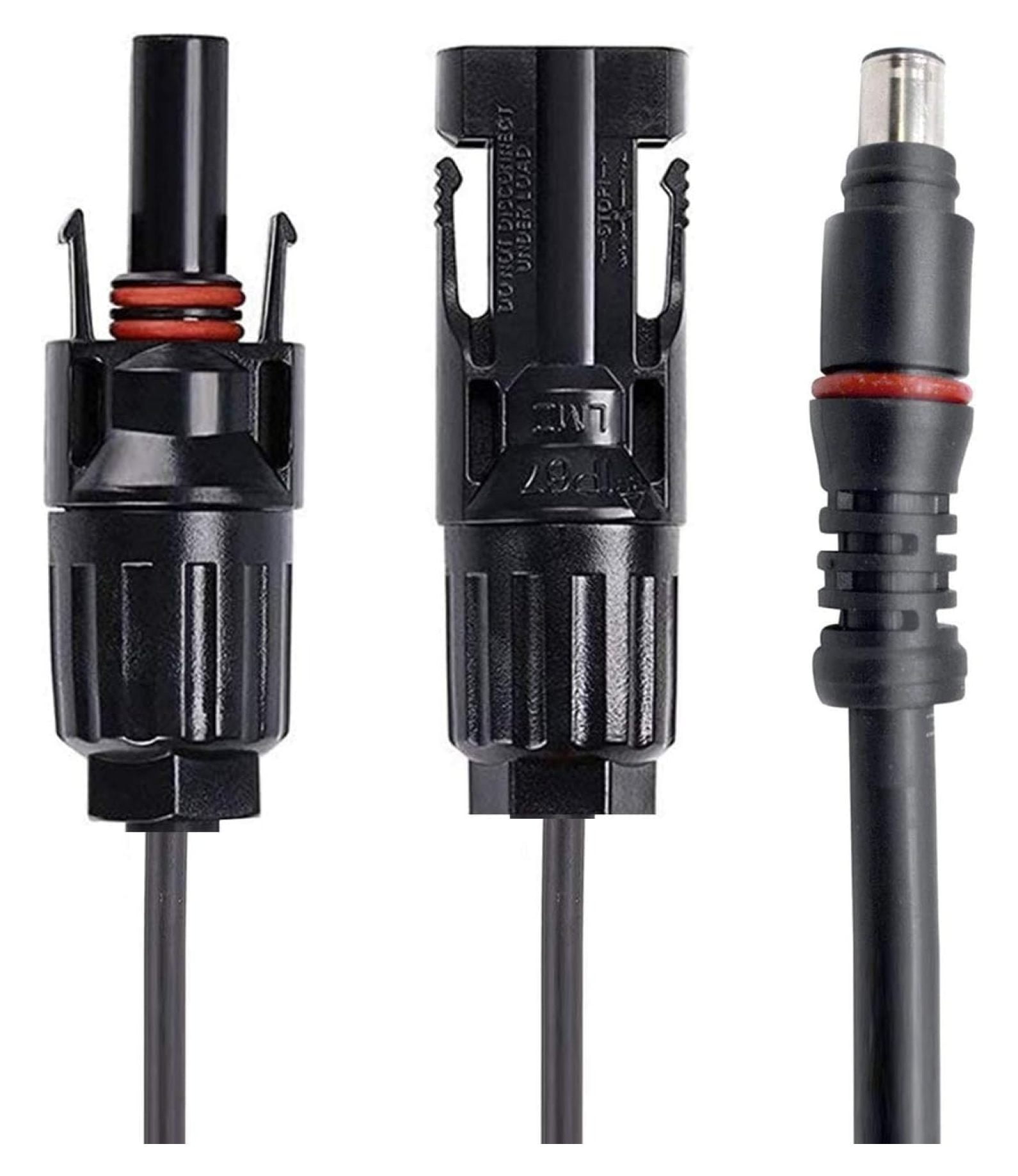 HY-AS-MD8MM Connector Solar to Male 8mm Adapter, Black - Walmart.com