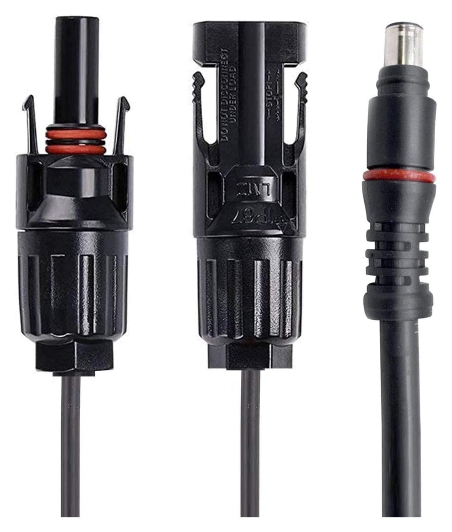 HY-AS-MD8MM Connector Solar to Male 8mm Adapter, Black - Walmart.com