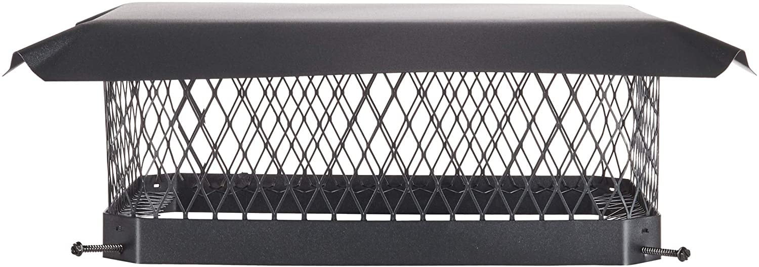 HY-C SC1318 Shelter Bolt On Single Flue Chimney Cover, Mesh Size 3/4 ...