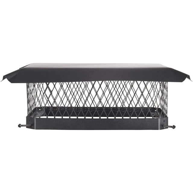 HY-C SC1318 Shelter Bolt On Single Flue Chimney Cover, Mesh Size 3/4 ...
