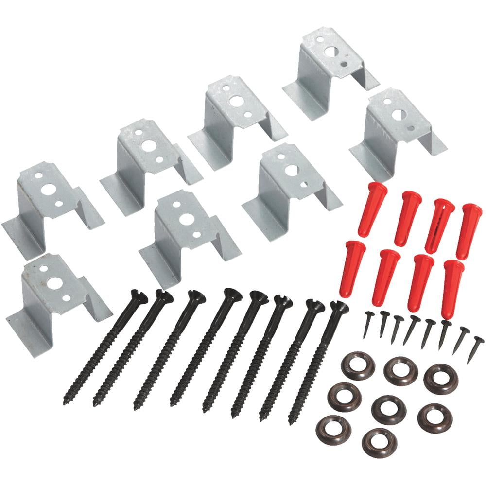 HY-C Wall Spacer Kit ULSK - Easy Installation, Steel, Screw-In - 24 Piece, Multicolor - Walmart.com