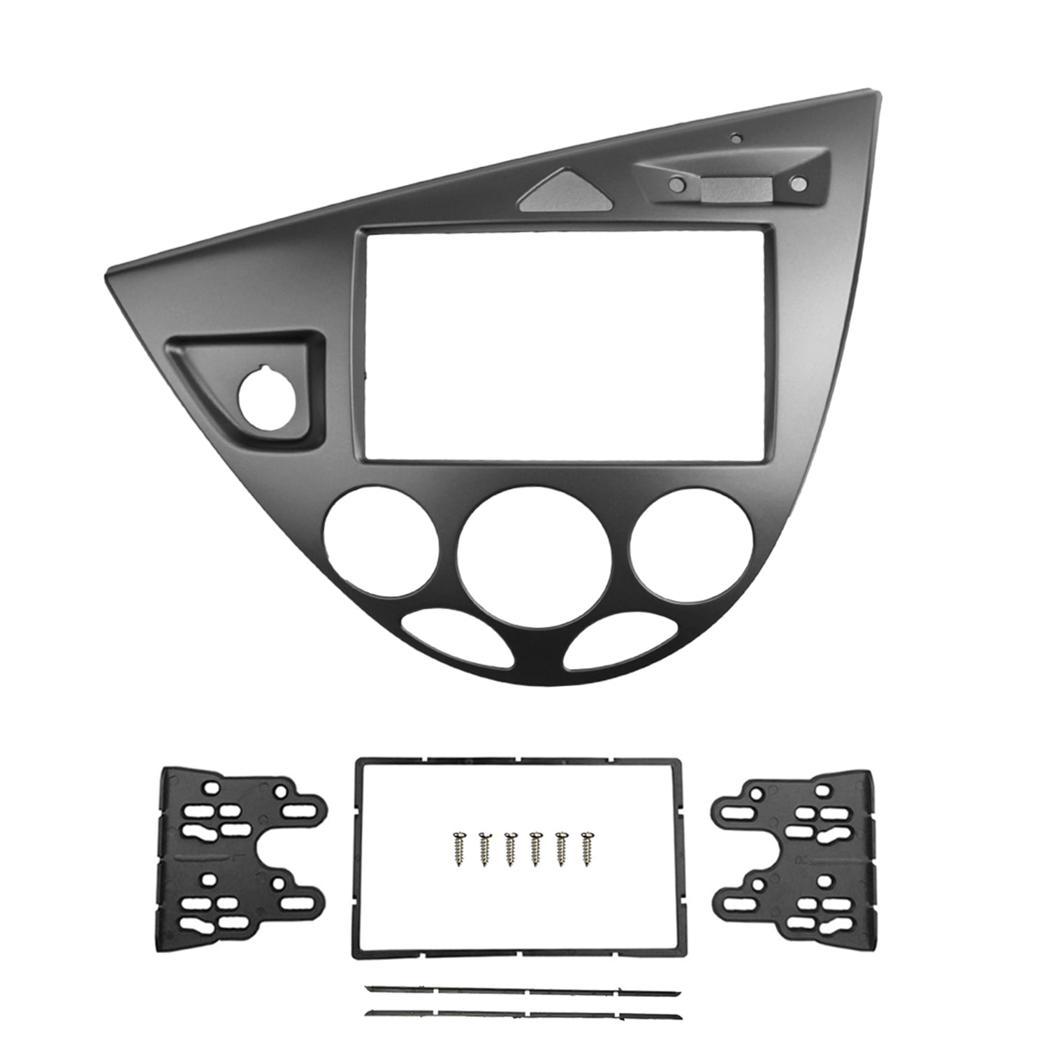 HY Double 2 Din Stereo Panel for Ford Focus Fiesta Fascia Radio DVD ...