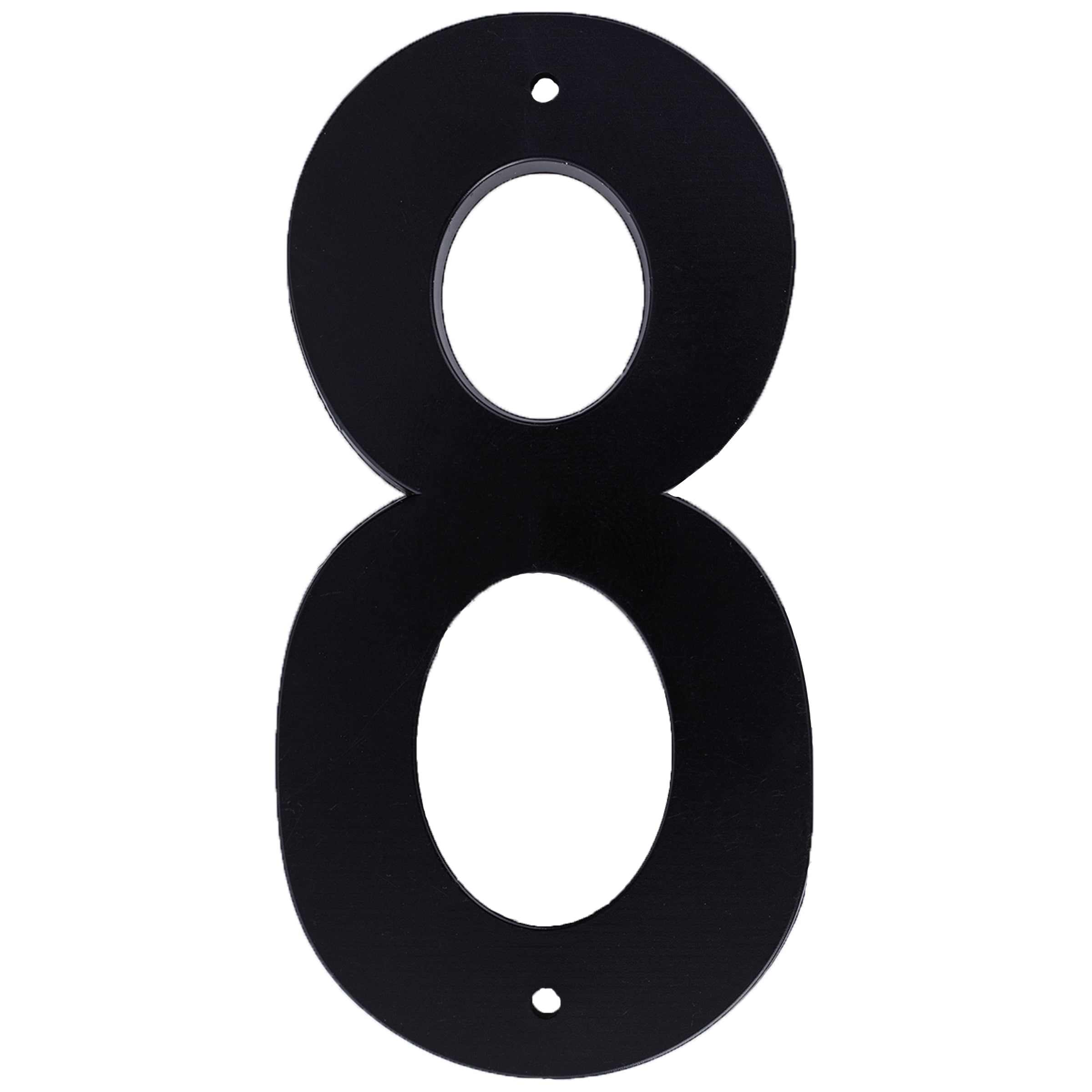 HY-KO 4" Black Plastic Modern Number 8 - Walmart.com