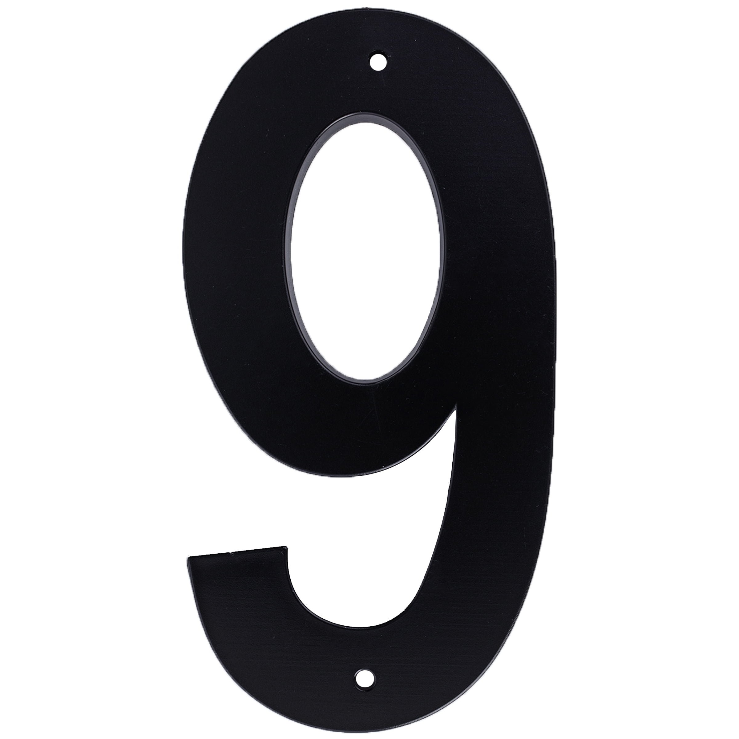 HY-KO 4" Black Plastic Modern Number 9 - Walmart.com
