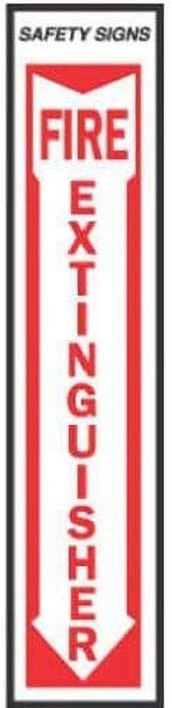 HY-KO FE-1 Safety Sign Fire Extinguisher Red Legend - Walmart.com