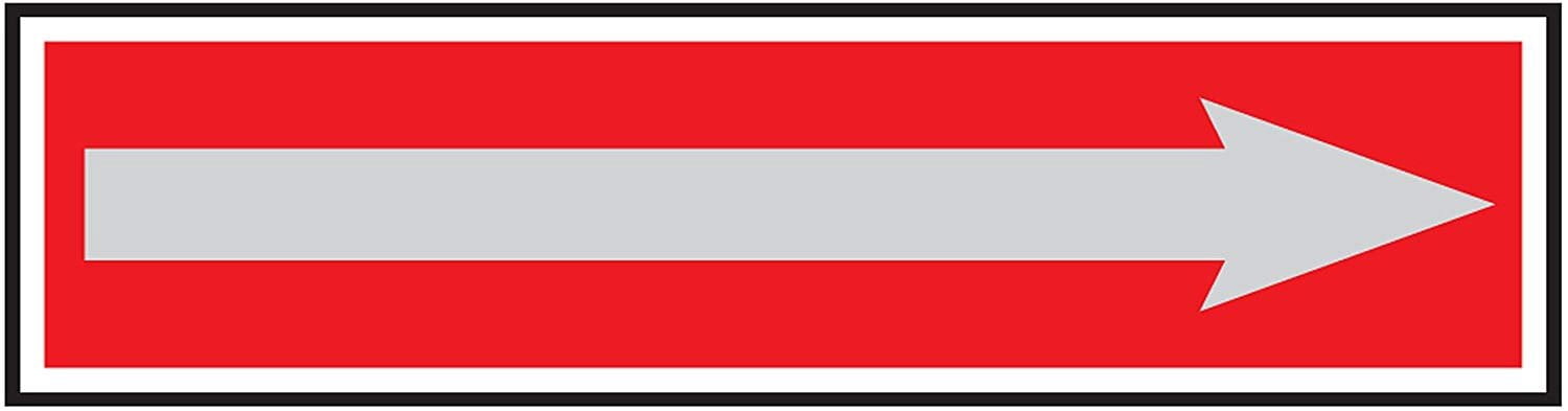 Hy-Ko Arrow Self Adhesive Aluminum Sign - Arrow Shape - 2
