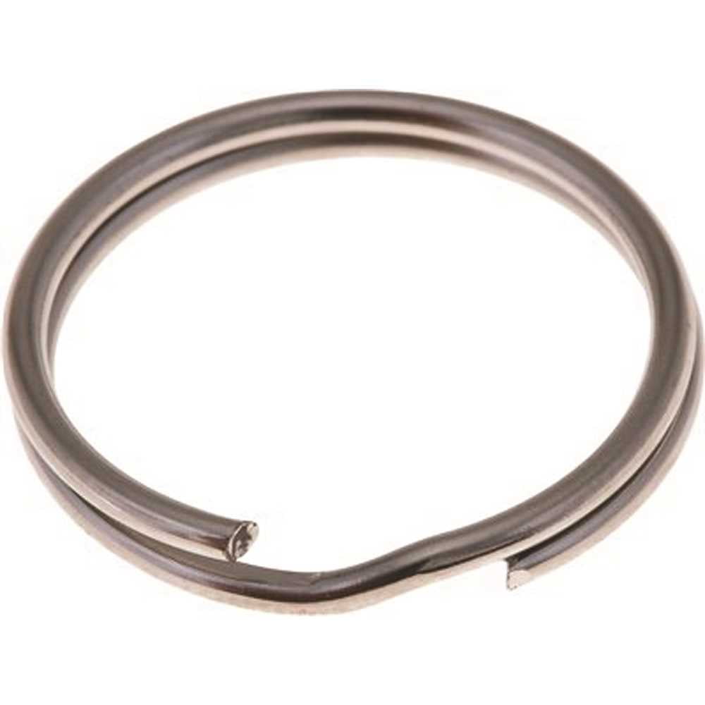 Hy-Ko Products Stainless Steel 3/4 in. Dia. Split Key Ring Silver ...