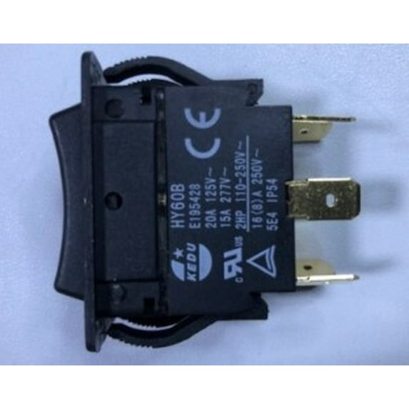 HY60B KEDU Electric Rocker Switches 110-277VAC 6-Terminals ON-OFF-ON ...