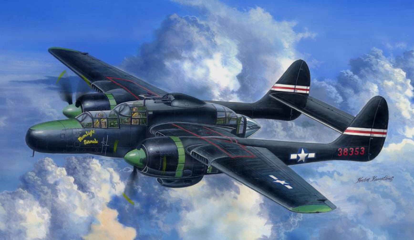 Hobby Boss Models 81732 1:48 P-61C Black Widow Aircraft - Walmart.com