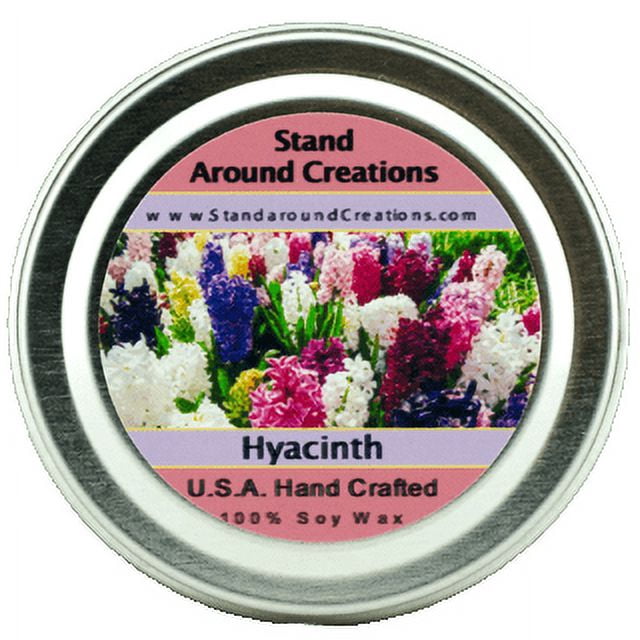HYACINTH TIN 2-OZ. ALL NATURAL SOY CANDLE - Walmart.com
