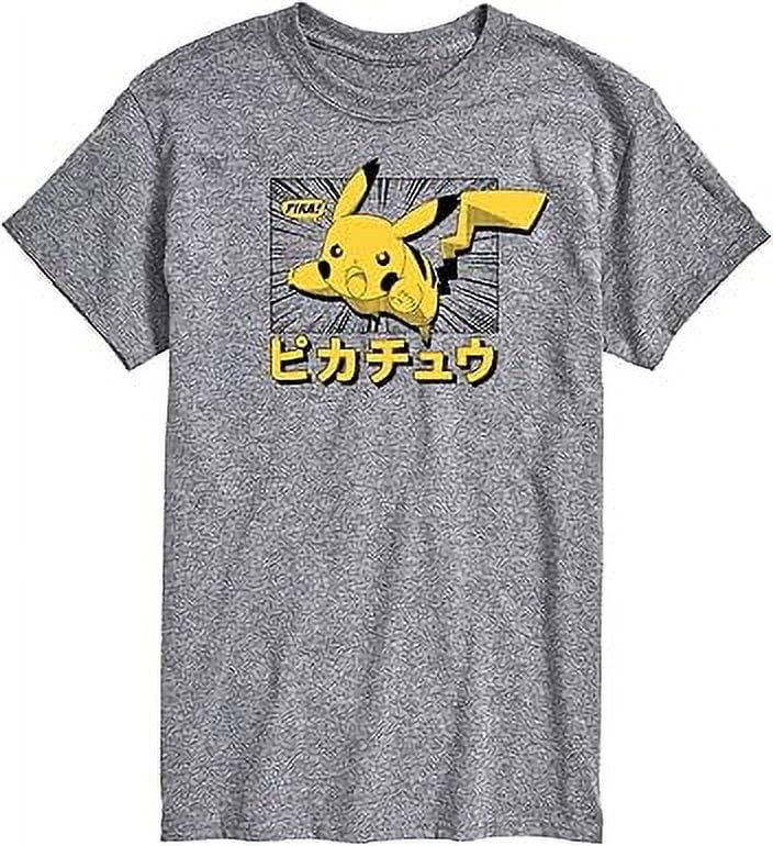 HYBRID APPAREL - Pokémon - Pikachu Anime Kanji - Men's... - Walmart.com