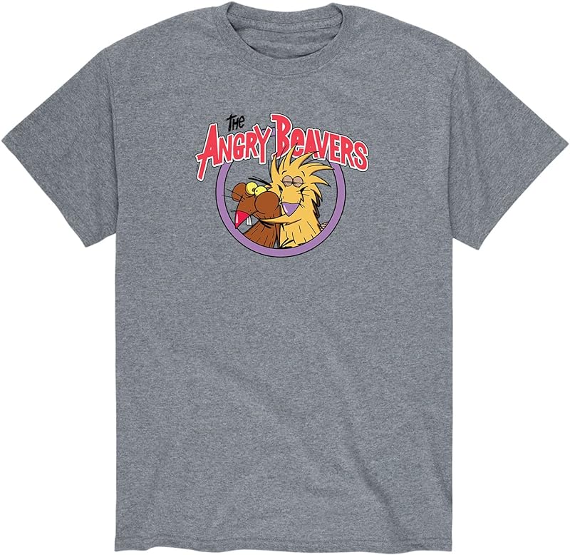 HYBRID APPAREL - The Angry Beavers - Men's Short Sleeve Graphic T-Shirt - Walmart.com