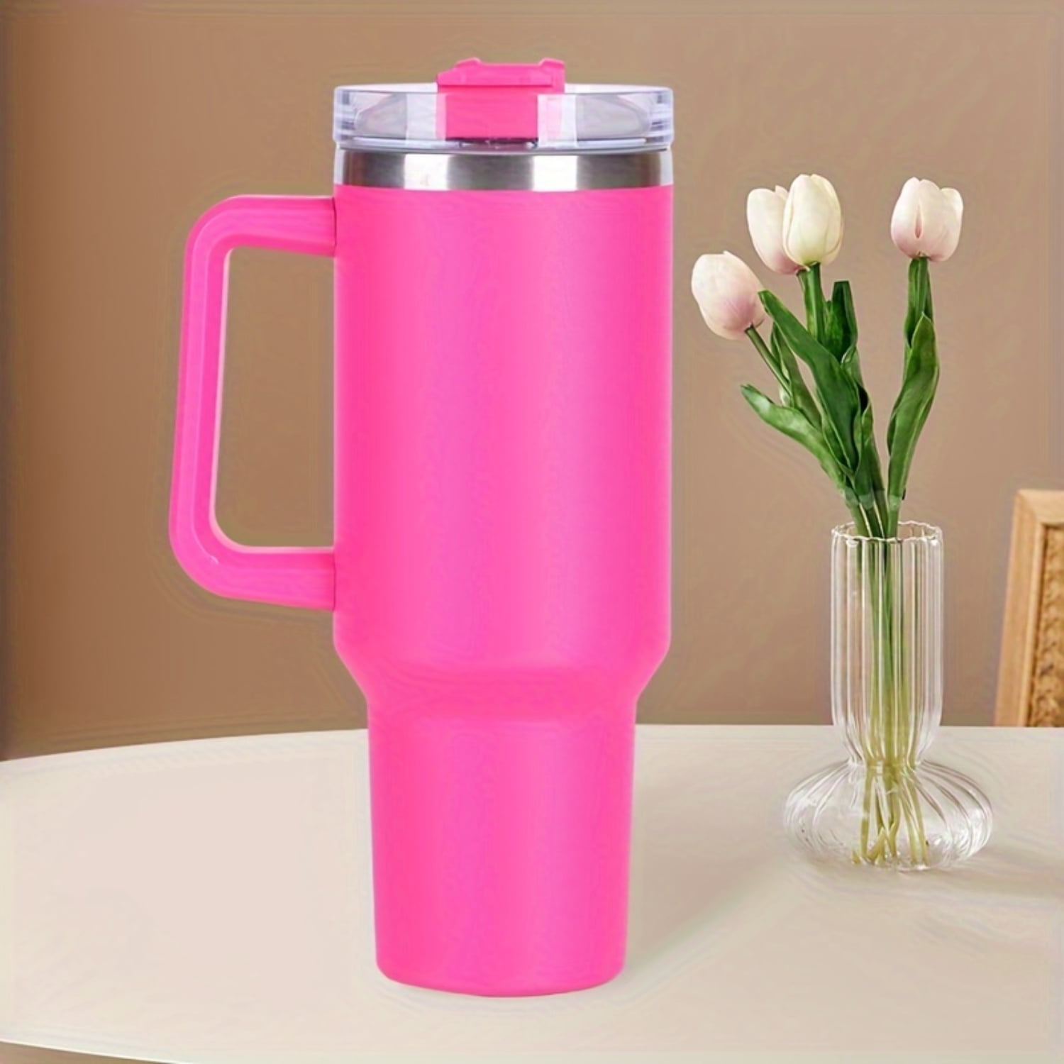 HYCGKJ Large Capacity 304 Stainless Steel Solid Color Ice Tumbler with ...