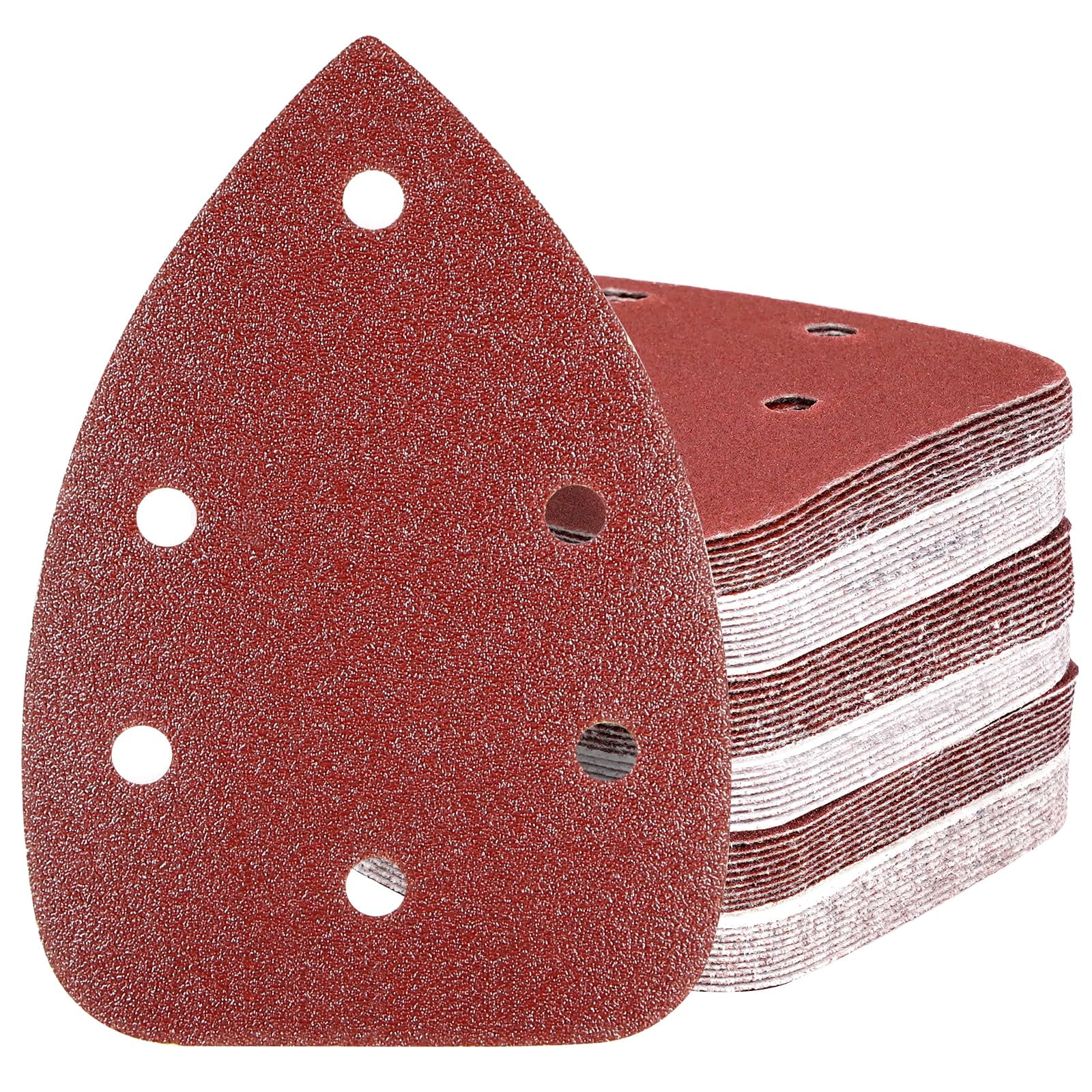 HYCHIKA 60PCS Sander Sandpaper, Detail Sander Sandpaper Assorted 60/80 ...