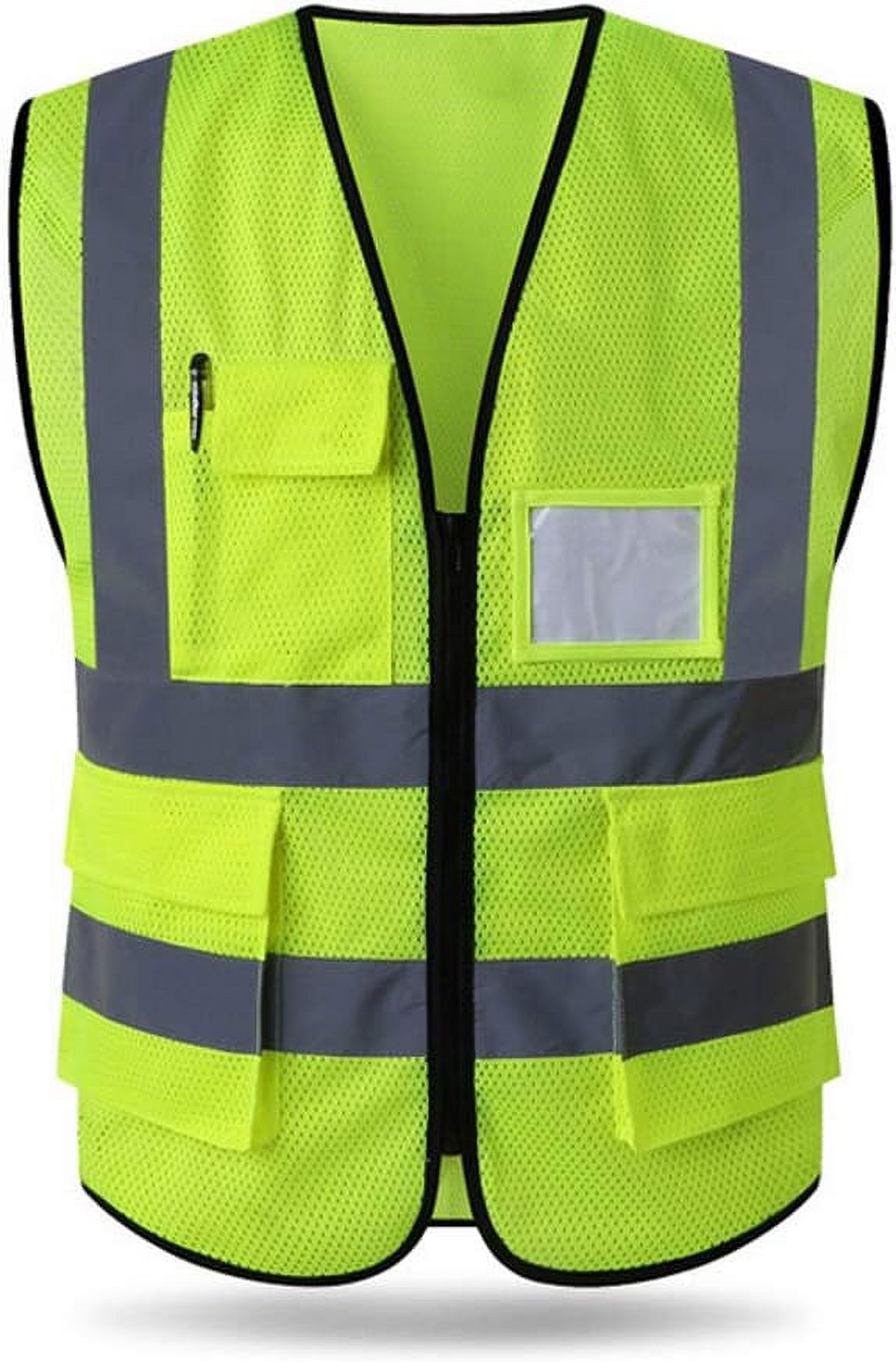HYCOPROT High Visibility Mesh Safety Reflective Vest with Pockets and ...