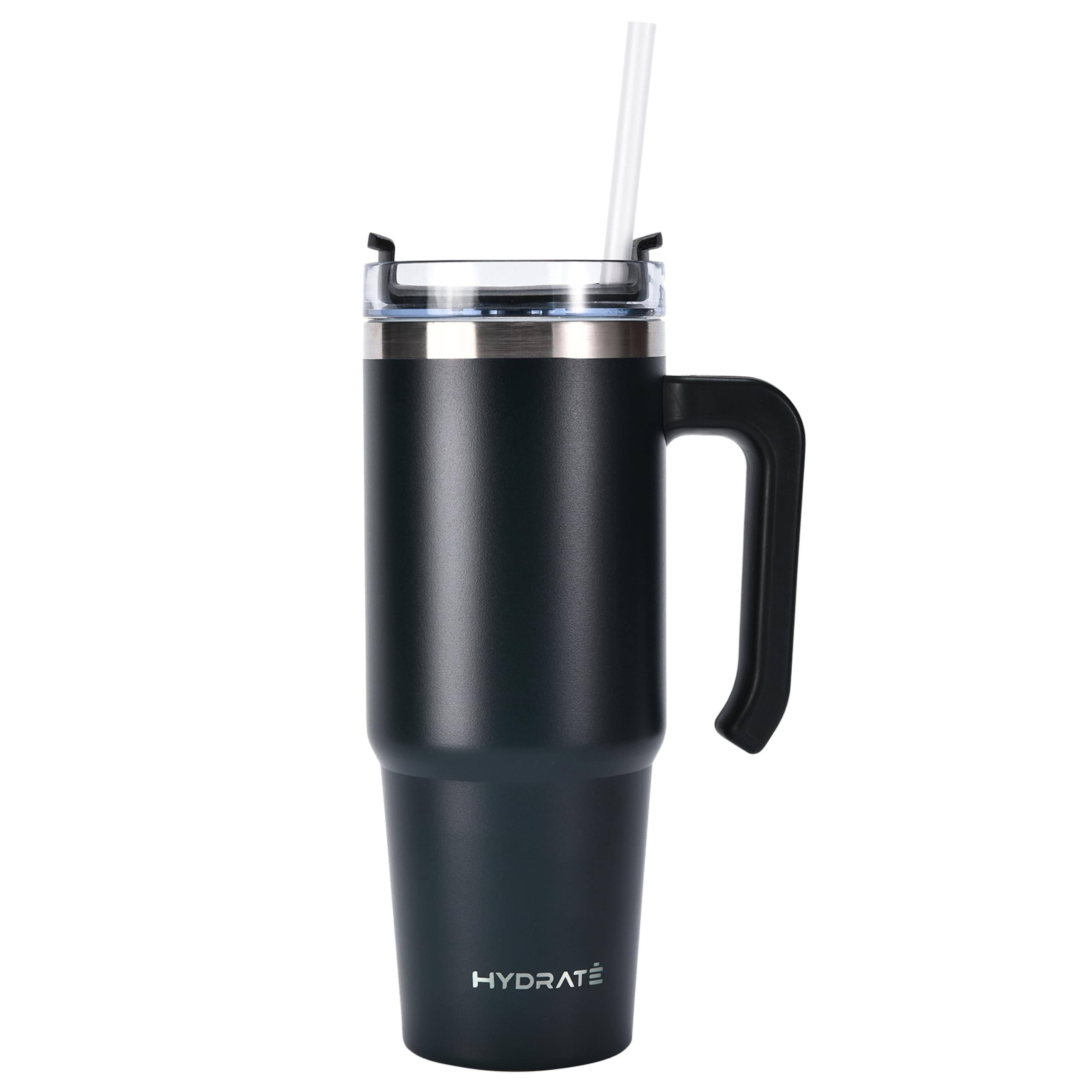 HYDRATE Bottles Travel Tumbler with Handle 30oz - Vacuum Insulated ...