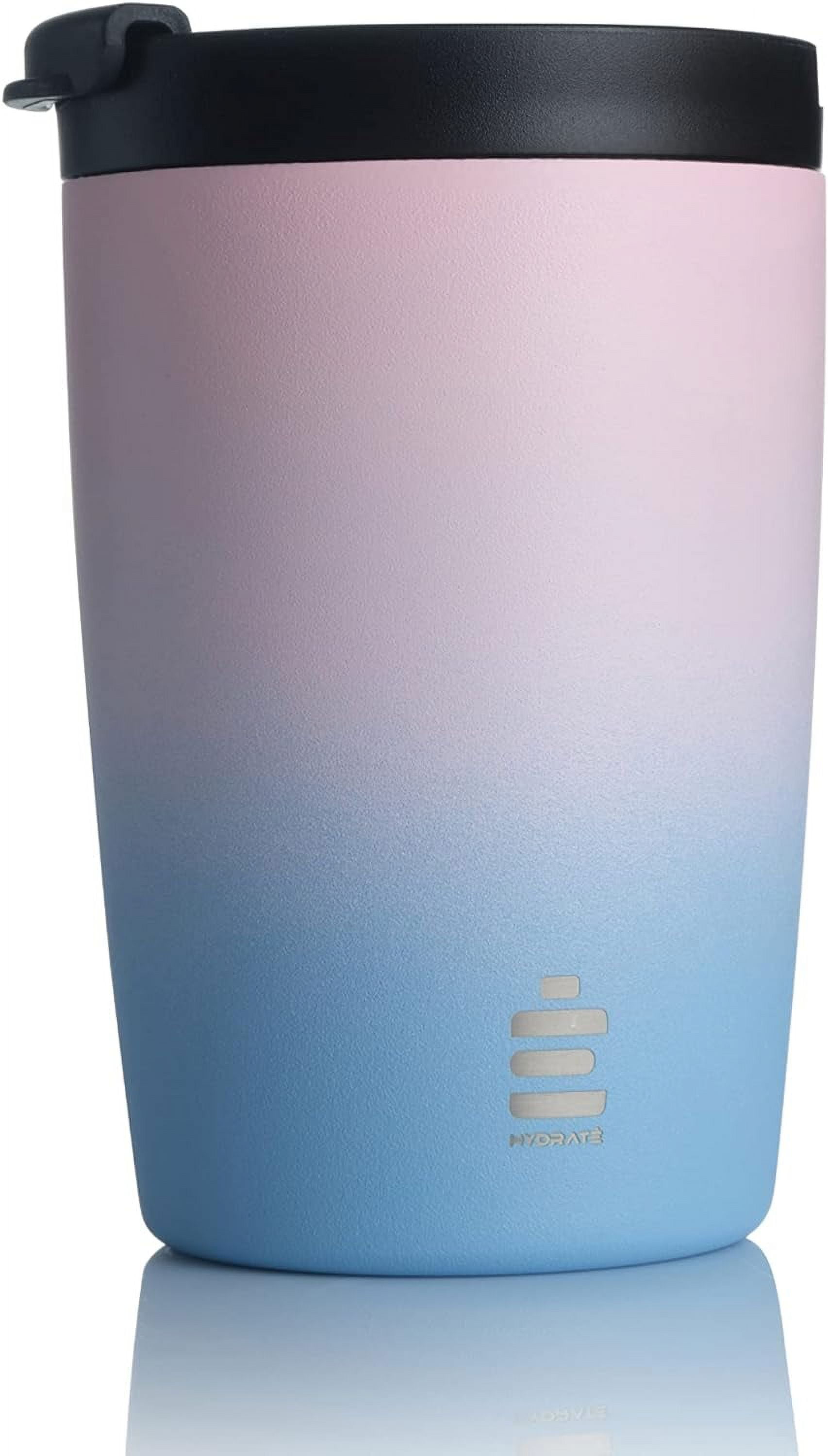 HYDRATE Cotton Candy 340ml Travel Mug, Reusable Coffee Cup with Leak ...